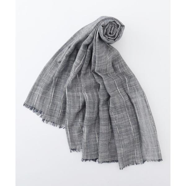 型番：AA1KLM0011ブランド：ジョセフアブード商品名：【ドイツ/bugatti×V.FRAAS】スラブストライプ ストールカラー：ネイビー系2