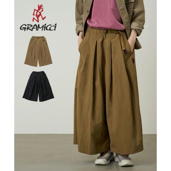 型番：gmc602g2swsk034ブランド：グラミチ商品名：NYLON FLARE PANT (ナイロンフレアパンツ) / 2カラー [G2SW-SK034]カラー：コヨーテ/ブラック