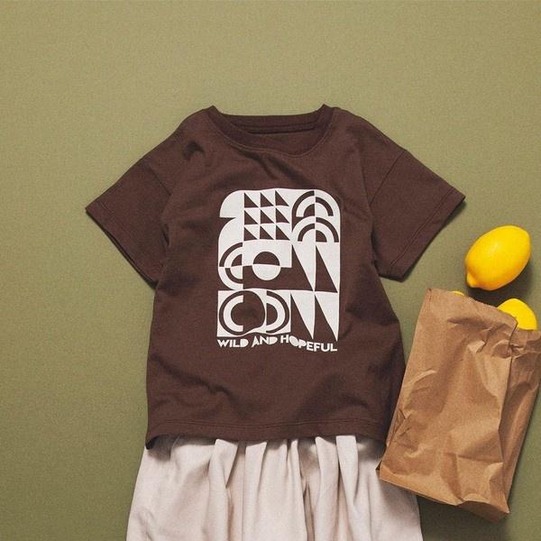 型番：18-6206-508ブランド：ブランシェス商品名：【aBity select./アビティセレクト】アソートロゴ半袖Tシャツカラー：アイボリー/サックス/ライトピンク/ブラウン