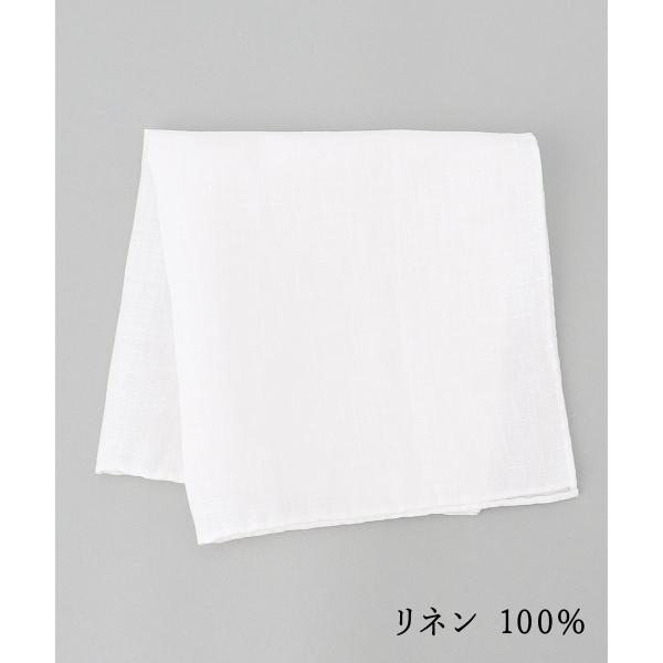 型番：AS1ALS0111ブランド：五大陸商品名：【日本製】定番 リネン100%チーフカラー：ホワイト系