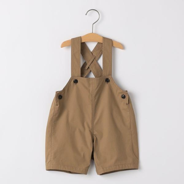 型番：513510049ブランド：シップス商品名：SHIPS KIDS:80〜90cm / ベビー コットン オーバーオールカラー：アイボリー/キャメル