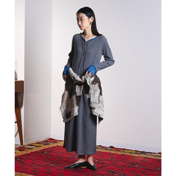 型番：202261041002ブランド：ローズバッド商品名：LACEUP CUT DRESSカラー：WHITE/GREY/BLACK