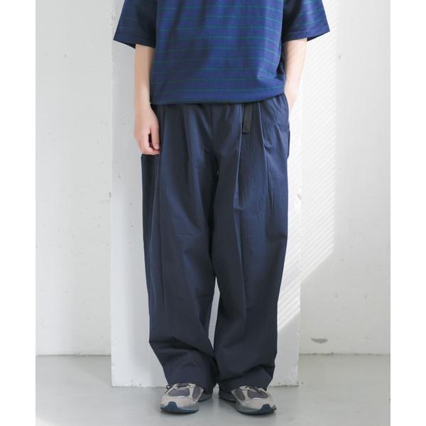 型番：DF26230-1040122ブランド：アーバンリサーチ ドアーズ商品名：FORK＆SPOON　ツータックワイドイージーパンツカラー：ブラウン/ブルー系その他