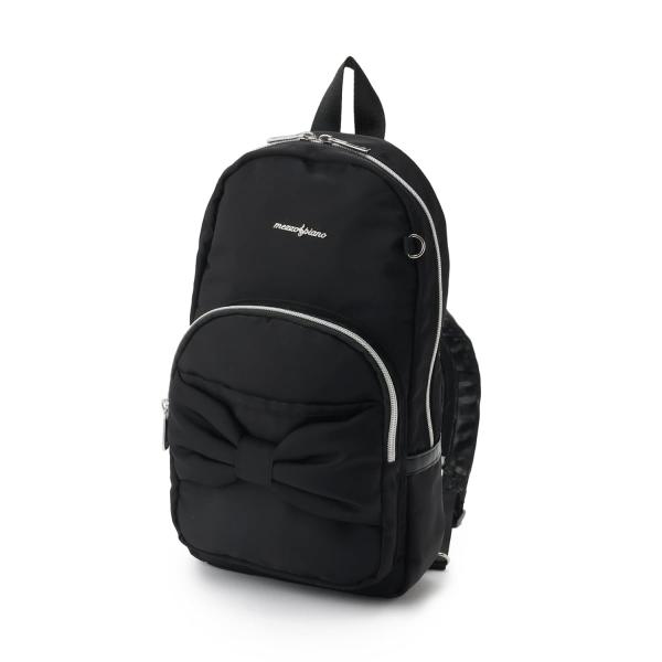 型番：8162408ブランド：メゾピアノジュニア商品名：リボンボディバッグ♪カラー：黒　/ライト　ブルー