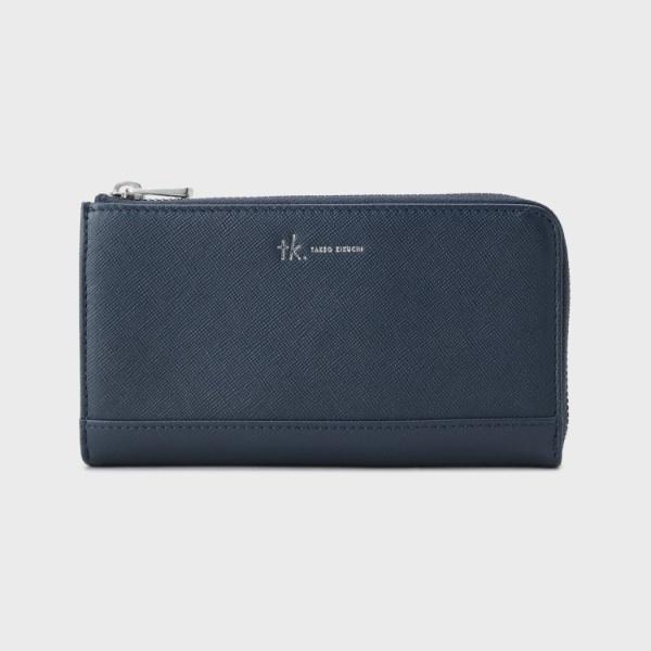 型番：97901413ブランド：ティーケー タケオキクチ商品名：【牛革】サフィアーノミニロングウォレットカラー：ブラック（０１９）/ネイビー（０９４）