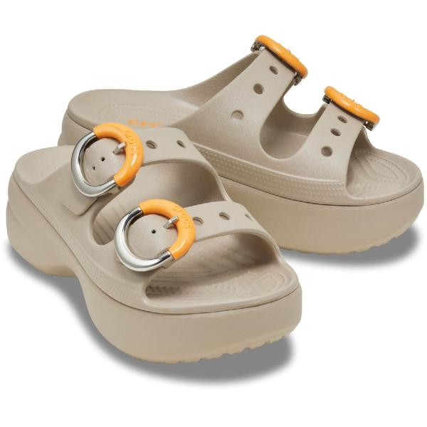 型番：213246ブランド：クロックス商品名：CROCS/クロックス/Sat Platform Dipped Buckle Sndl Wカラー：2NM/669