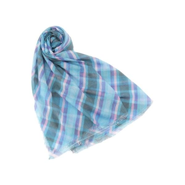 型番：01605942ブランド：ドレステリア商品名：MADRAS（マドラス）チェックストールカラー：ブルー（２９１）