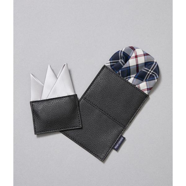 型番：202615988955ブランド：ニューヨーカー商品名：2WAYカード型ポケットチーフカラー：ネイビー