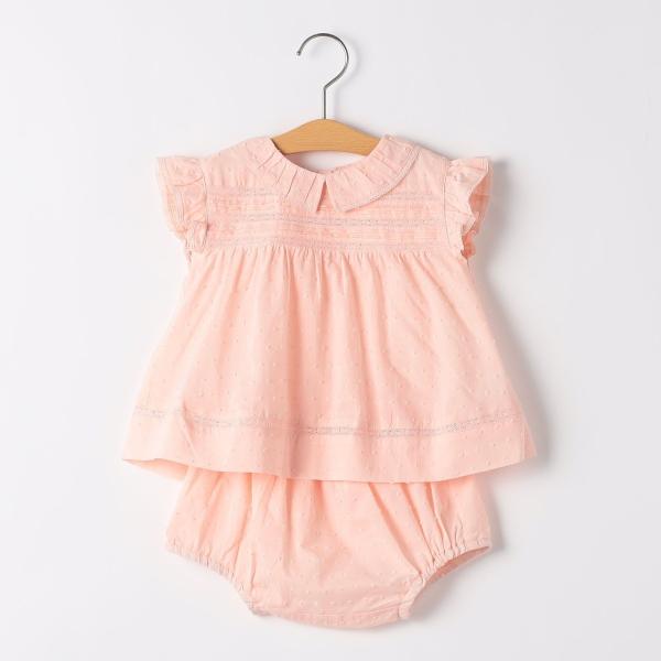 型番：512810541ブランド：シップス商品名：SHIPS KIDS:70〜80cm /ベビー レース セットアップカラー：ホワイト/ピンク系