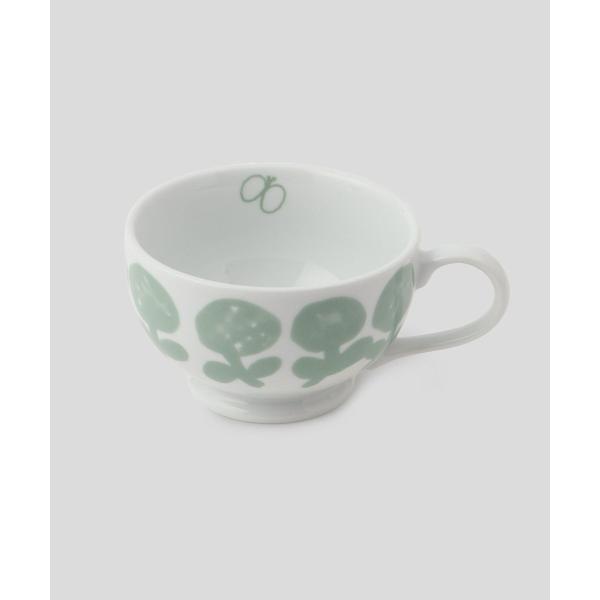 型番：SJI26000ブランド：サロン アダム エ ロペ商品名：【PASS THE BATTON（パスザバトン）】ミナペルホネン Morning Cup（高台）カラー：グリーンサブ(35)/ブルー系(45)