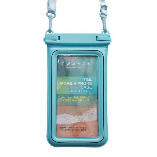 型番：TLSMPC26ブランド：ツールス商品名：TLS MOBILE PHONE CASE AIR + SPONGE｜防水スマートフォンケースカラー：BLUE/WHITE/BLACK