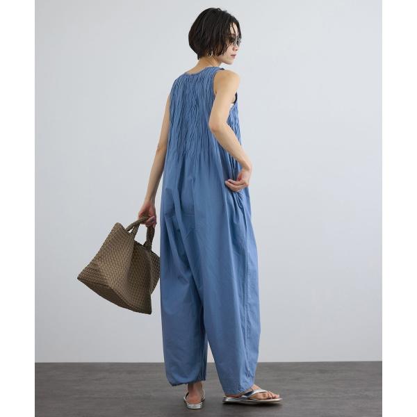 型番：SHY26040ブランド：サロン アダム エ ロペ商品名：【WEB限定】ハンドピンタックオールインワン / イージーケアカラー：ブラック(01)/ブルー(44)