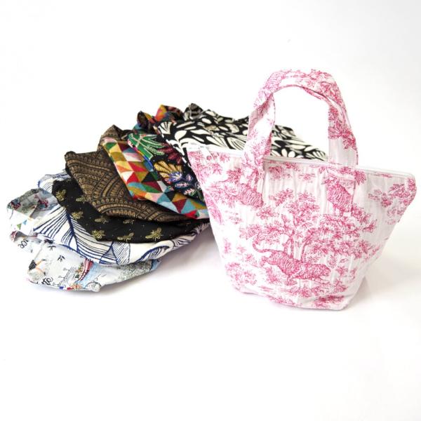 型番：EL-25005ブランド：シュークローゼットセレクト商品名：Erwan L（アルワンエル） / ランチトートバッグ Lunch tote フランス製カラー：ブラックミックス(Bresil)/ブラック×ゴールド(Busy)/マルチ(Da...