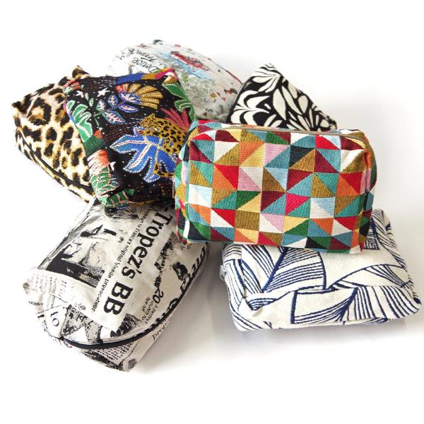 型番：EL-25006ブランド：シュークローゼットセレクト商品名：Erwan L（アルワンエル） / ボヤージュポーチ Voyage pouch フランス製カラー：ブラックミックス(Bresil)/マルチ(Dada　&amp;　Kami)/...