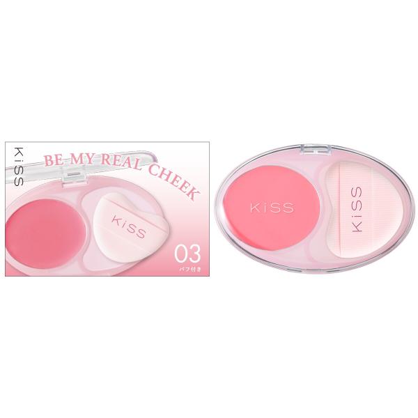 型番：4901433439084ブランド：Kiss商品名：キス　ビーマイリアルチーク０３カラー：＊＊