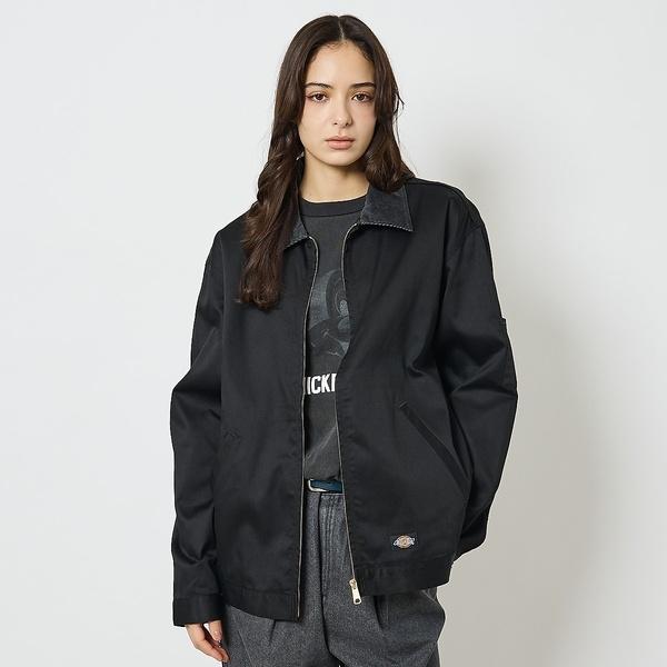 型番：04520030029ブランド：アバハウス商品名：【Dickies / ディッキーズ】Twill Eisenhower Jackeカラー：ブラック/ベージュ