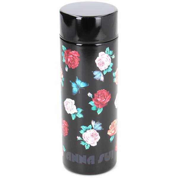 型番：0017760003ブランド：アナ スイ商品名：アナスイ　ステンレスボトル（300ml）保温・保冷・氷止め付き　ローズ　【ANNA SUI】カラー：ブラック