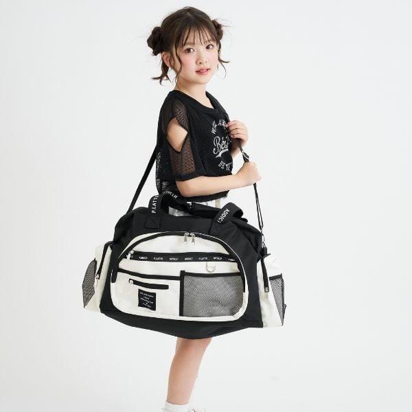 型番：6762402ブランド：ピンクラテ商品名：定番ボストンカラー：白/ライト　ブルー/黒