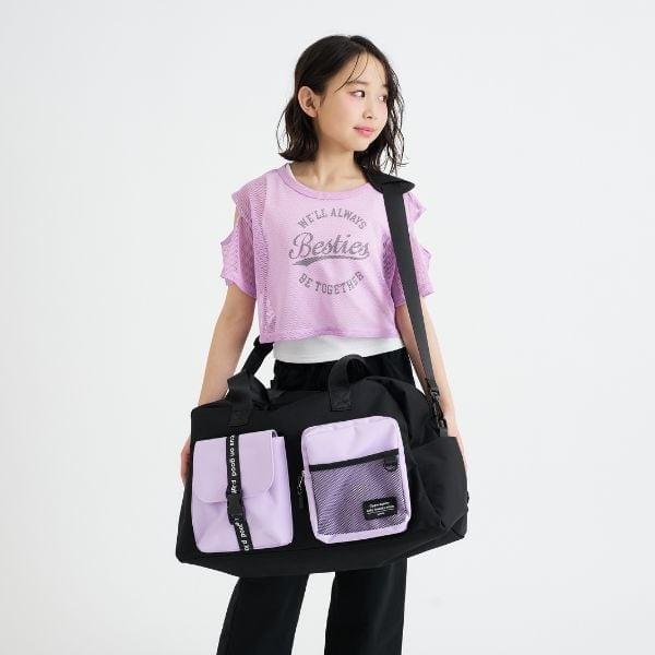 型番：6762401ブランド：ピンクラテ商品名：リュックボストンカラー：ラベンダー/白/黒