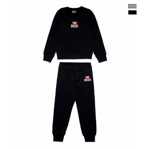 型番：J02848-KYA1Tブランド：ディーゼル商品名：DIESEL ワンポイントブランドロゴスウェットセットアップカラー：ブラック/グレー
