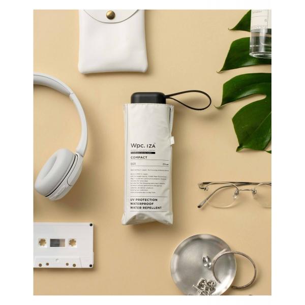 型番：612071ブランド：ジョインパーク商品名：【Wpc.】折りたたみ日傘 IZA Type/Compactカラー：ブラック/オフホワイト/グレー/シルバー