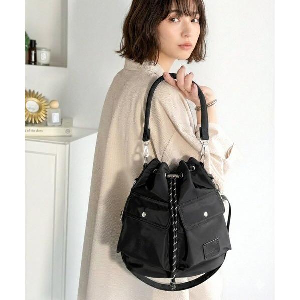 型番：JV1179081ブランド：クラシカルエルフ商品名：《JaVaジャバコラボ》おしゃれなのに、機能的。2wayダブルポケットバッグカラー：ブラック/ベージュ