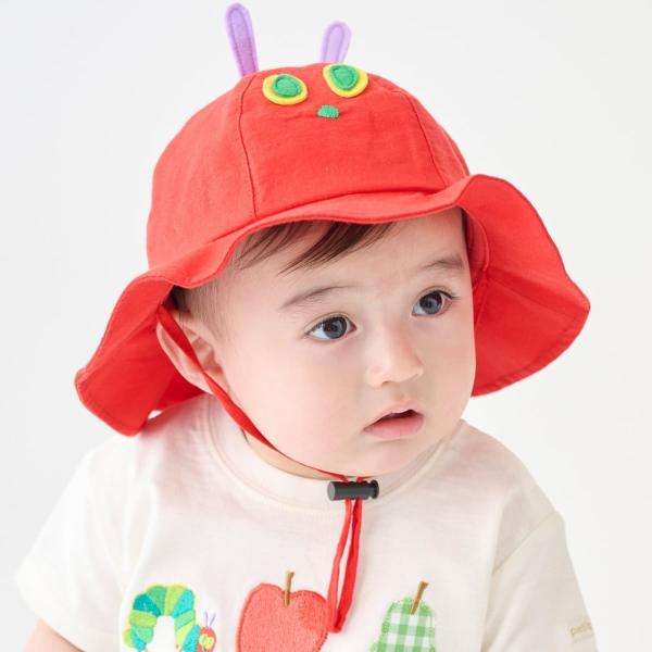 型番：9562508ブランド：プティマイン商品名：【はらぺこあおむし】あおむしハットカラー：赤