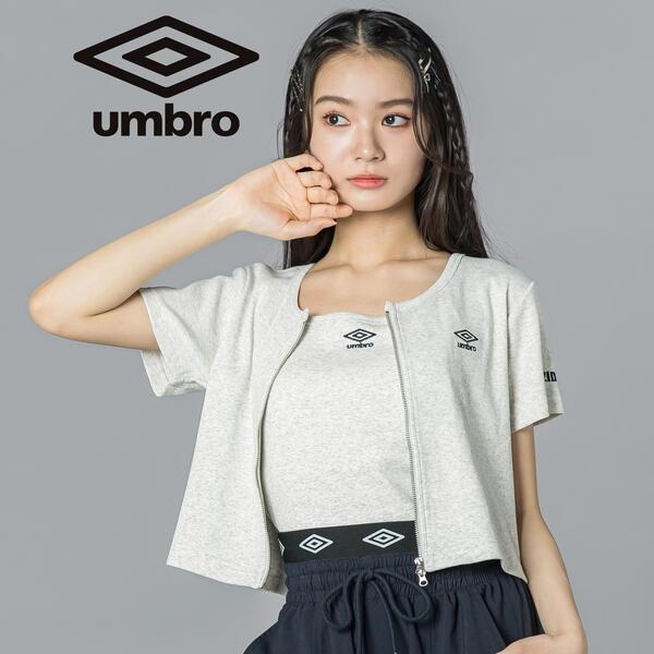 型番：1222-82524ブランド：ジディ商品名：【UMBRO】ダブルジップトップス＆キャミソールセット(130~160cm)カラー：オフホワイト/ブラック