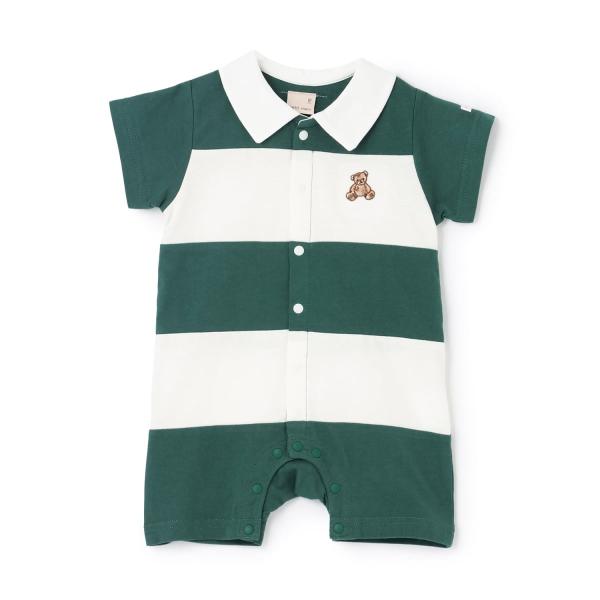 型番：9562546ブランド：プティマイン商品名：切り替えラガーカバーオールカラー：グリーン/紺