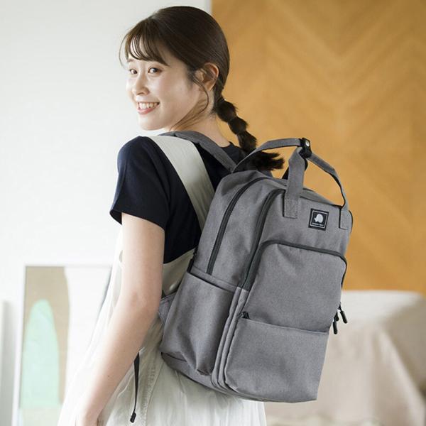 型番：251-AGSF013ブランド：スカンジナビアンフォレスト商品名：杢調多機能リュックカラー：GRAY/BLACK