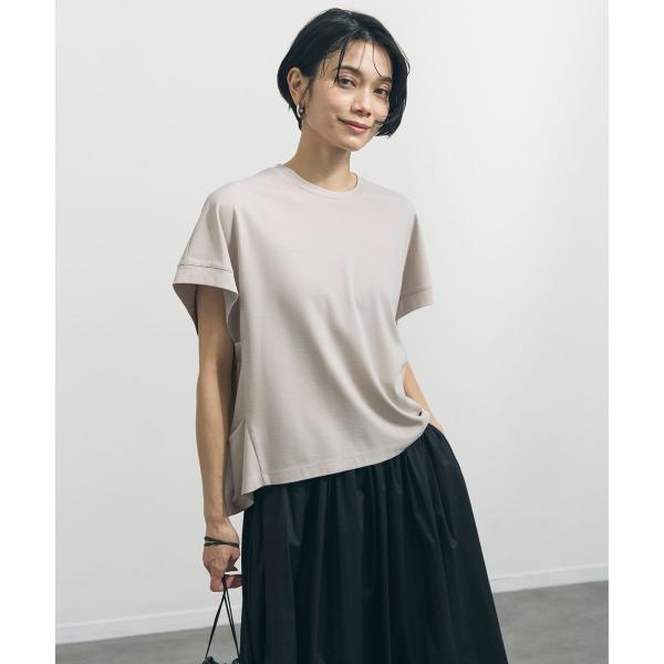 型番：KKUMLM0457ブランド：アンフィーロ商品名：【一部店舗限定カラー】BEAUTY FORM-T コクーンTシャツカラー：グレージュ/オフ/ネイビー/ボーダー/レッド/チャコール/[一部店舗限定]ブラック