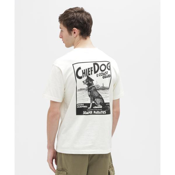 型番：7836134016ブランド：アヴィレックス商品名：CHIEF DOG SLUB T-SHIRTカラー：キナリ5/チャコール