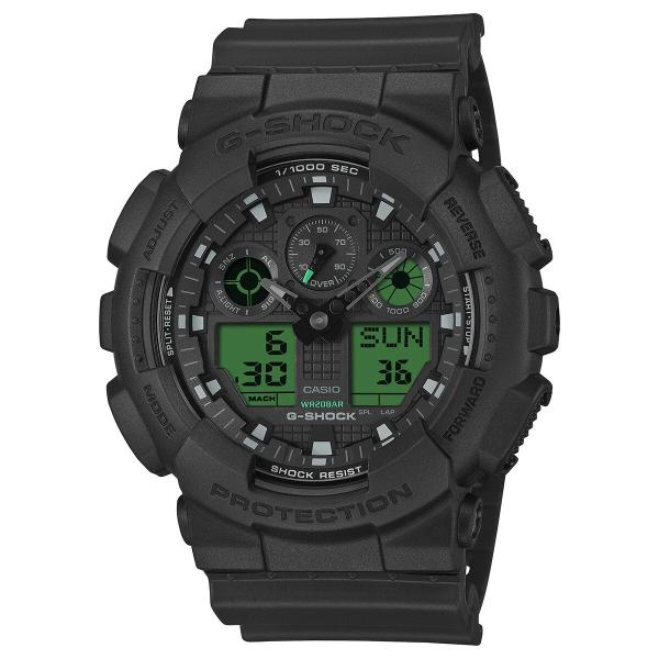 型番：GA-100BEG-1AJFブランド：ジーショック商品名：BLACK AND ELECTRO GREEN【国内正規品】GA-100BEG-1AJFカラー：＊＊