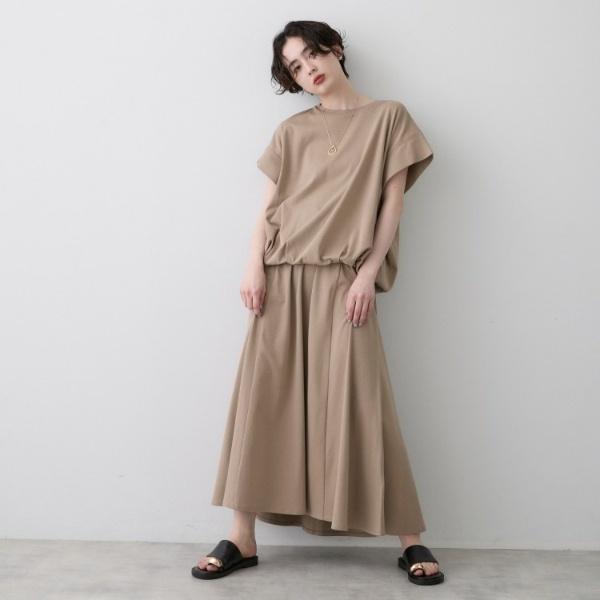 型番：F5855301ブランド：デッサン商品名：【2点セット汗シミ防止】ミニ裏毛セットアップカラー：チャコールグレー（０１４）/キャメルブラウン（０４１）/ブラウン（０４４）