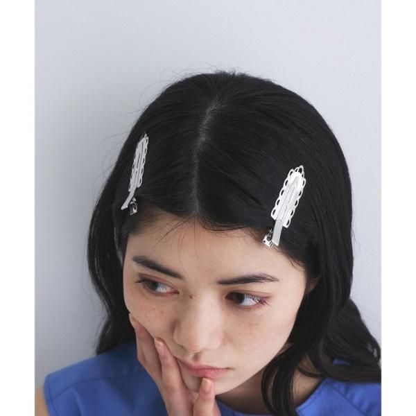 型番：R9905060ブランド：コードエー商品名：heyep｜Lace Trim Clips 2 Piece Setカラー：シルバー（００６）