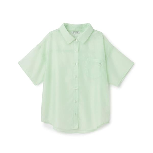 型番：8361243ブランド：ラブトキシック商品名：【接触冷感】シアールーズ半袖シャツカラー：オレンジ/オフ　ホワイト/ライト　グリーン
