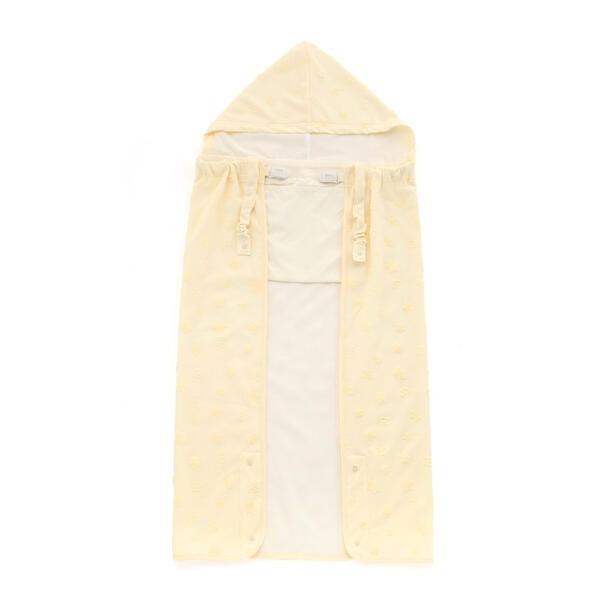 型番：1754-89543ブランド：フィヨ デュ ベベ ルダクティオン商品名：【UVカット】【接触冷感】【お揃い】星ロゴパイルジャガードマルチケープベビーカラー：ホワイト/ピンク/イエロー