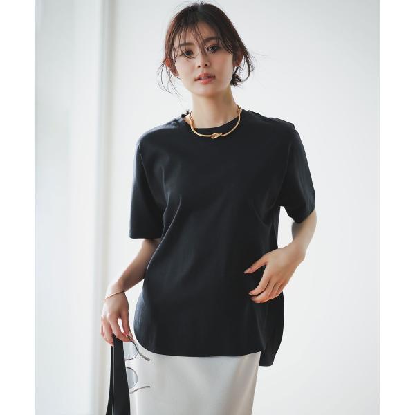 型番：KKURLM0452ブランド：アンフィーロ商品名：BEAUTY FORM-T cotton フォルムTシャツカラー：ブラック/オフ/グレージュ/チャコール
