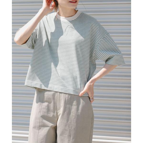 型番：DF26230-1010131ブランド：アーバンリサーチ ドアーズ商品名：FORK＆SPOON　マルチボーダーTシャツカラー：チャコールグレー/グリーン/レッド