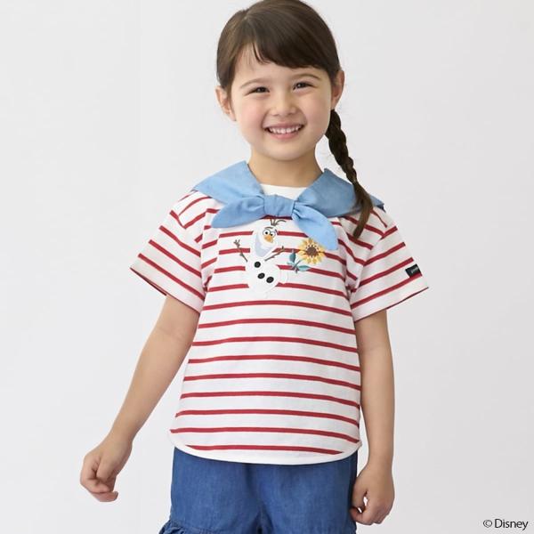 型番：9662219ブランド：プティマイン商品名：【Frozen】オラフ/アソートTシャツカラー：赤/オフ　ホワイト/イエロー　グリーン/紺