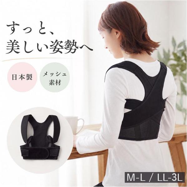 型番：shiseisupporterブランド：バックヤードファミリー商品名：背筋すっきり2重ベルト姿勢サポーターカラー：ブラック