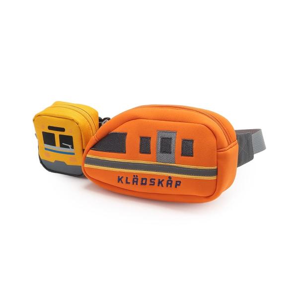 型番：5363408ブランド：クレードスコープ商品名：電車ボディバッグカラー：オレンジ/サックス