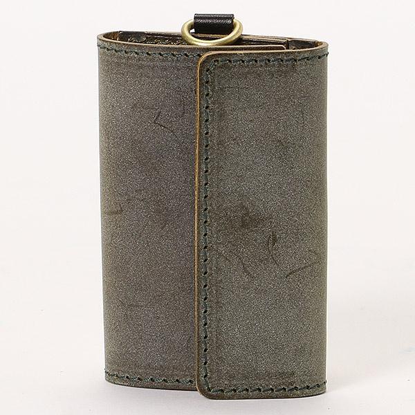型番：T2417ブランド：タイドウェイ商品名：GLAZING OIL KEY CASE/キーケースカラー：グリーン/ブラウン/ブラック/ワイン/グレー