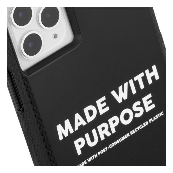 型番：CM039836ブランド：ケースメイト商品名：iPhone11 ProMax対応 Eco94 Recycled Made With Purposeカラー：ブラック