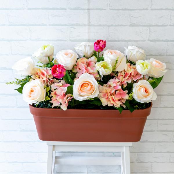 (PF384-LB)H約40cm×W約60cm(プランターサイズ：H約18cm×W約50cm×D約20cm)