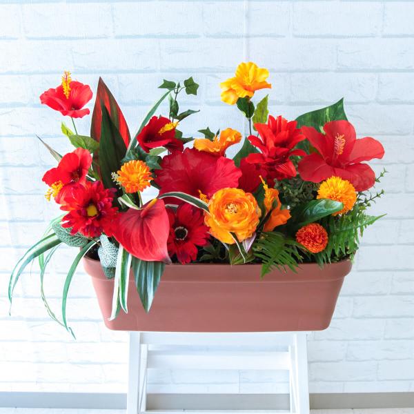 (PF493-LB)H約40cm×W約60cm(プランターサイズ：H約18cm×W約50cm×D約20cm)