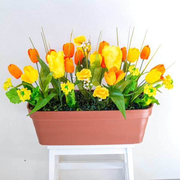 (PF774-LB)H約45cm×W約60cm(プランターサイズ：H約18cm×W約50cm×D約20cm)