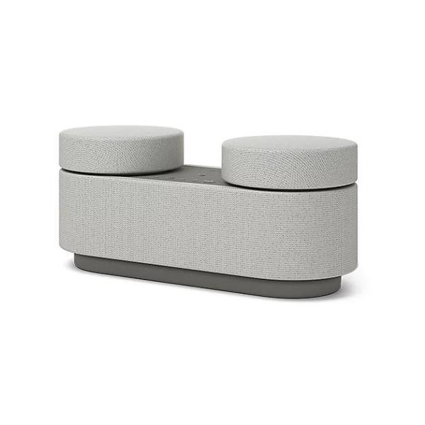 置けば、そこがシアター空間。THEミニマルシアター完全ワイヤレスの３in１ボディで、部屋中どこでもシアター空間新形状３in１ボディが実現する自由度の高いレイアウトフロントスピーカー上部に手のひらサイズのリアスピーカーを搭載した、新形状の３i...