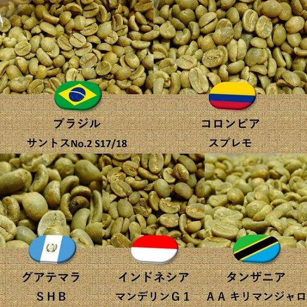 【発売日：2025年03月04日】【内容量】全5種類 各種100g 計500g※産地・グレードは変わりませんが、出荷時期により農園や銘柄が変わることがあります。　　　　　・ブラジル産サントスNo.2 SC17/18 　　　　　・コロンビア産...