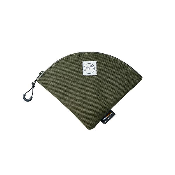 サイズ：約214×165mm容量：円錐型フィルター01、02ペーパーフィルター約100枚重量：約35g素材：CORDURA fabric生産国：中国